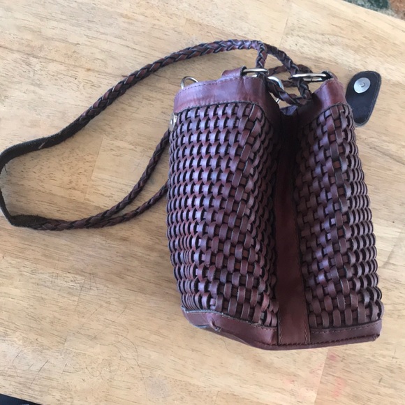 Bags | Braided Leather Purse | Poshmark